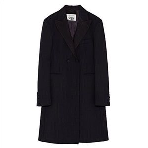 Zara | Jackets & Coats | Zara Studio Collection Pinstripe Jacket | Poshmark